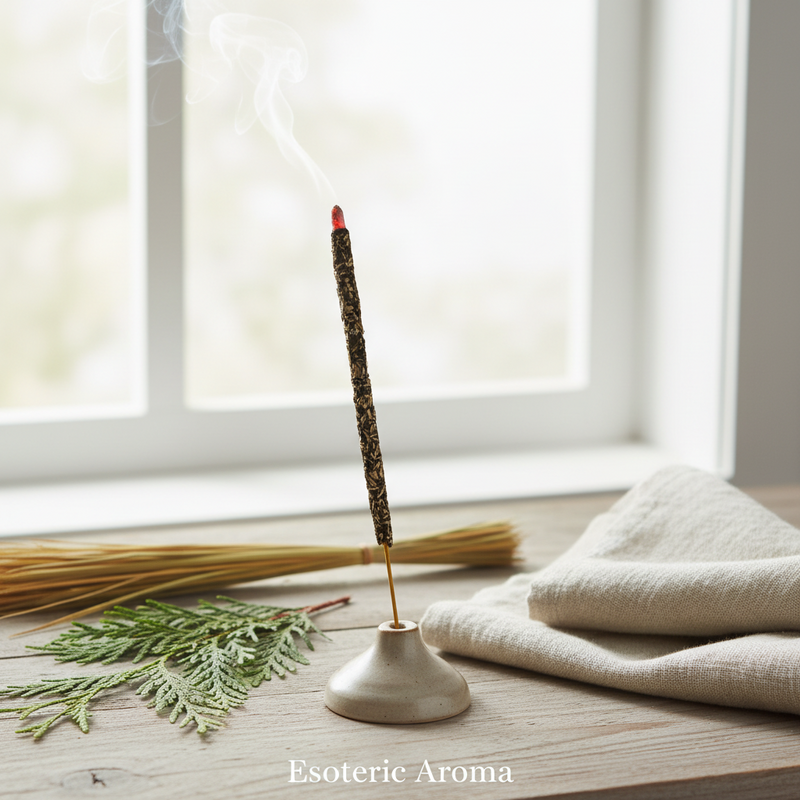 Cedar & Sweetgrass Incense (4pk): Sacred Botanical Incense – Esoteric Aroma