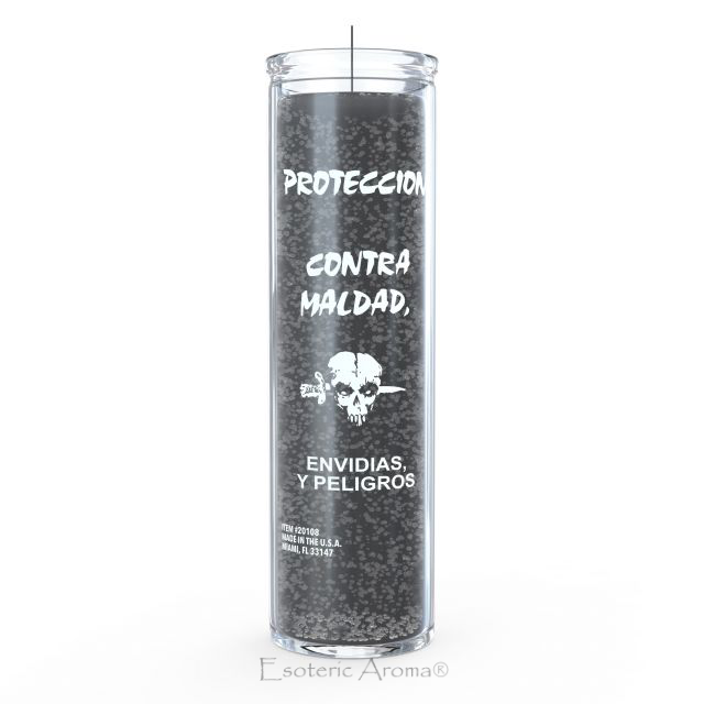 Protection Candle | 7 Day Black Candle for Banishing – Esoteric Aroma